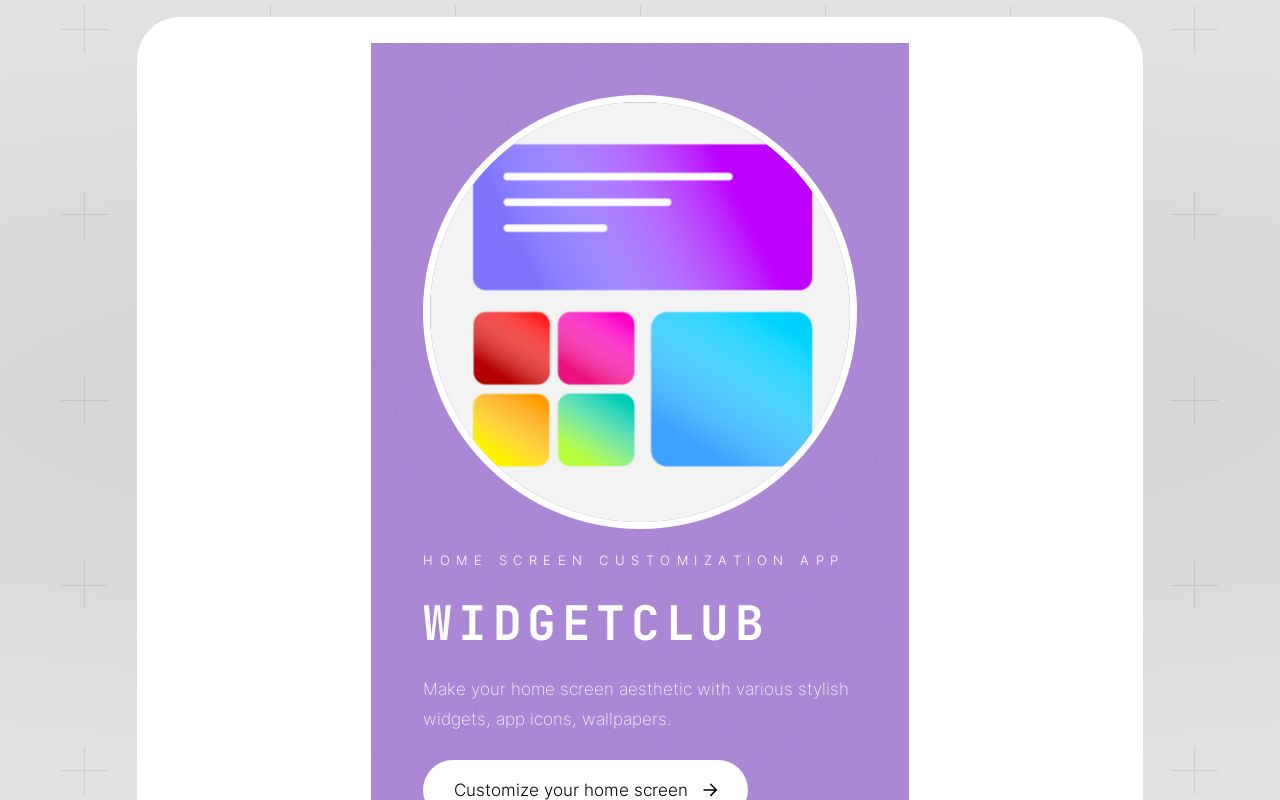 WidgetClub:Home Screen Customization app